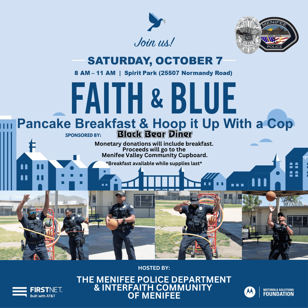Faith & Blue 2023 - Menifee Police Department